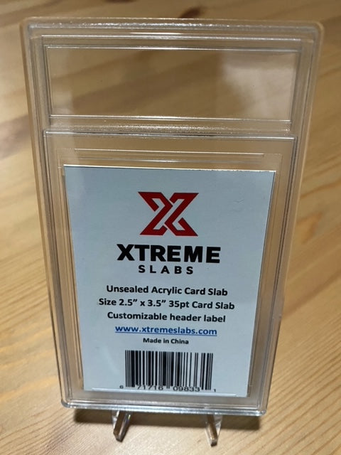 5 Pack 2.5" x 3.5" 35pt Empty Card Slabs. Our Most Popular Size Sports ...